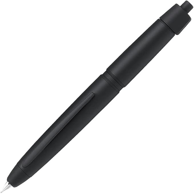 Pilot Fountain Pen Capless LS Black Matte Medium Point – Unbox Japan