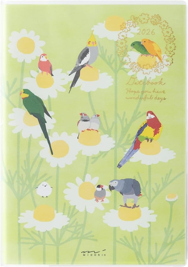 Midori Pocket Diary, 2026 B6 Weekly Tri Pattern 22375006 (Begins Janua ...