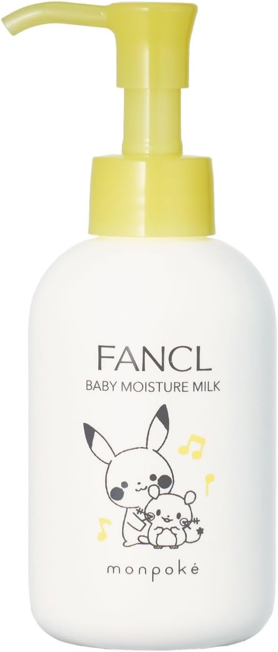 FANCL Baby Milk, Monpoke Limited Design, Baby Lotion, Additive-Free (B ...
