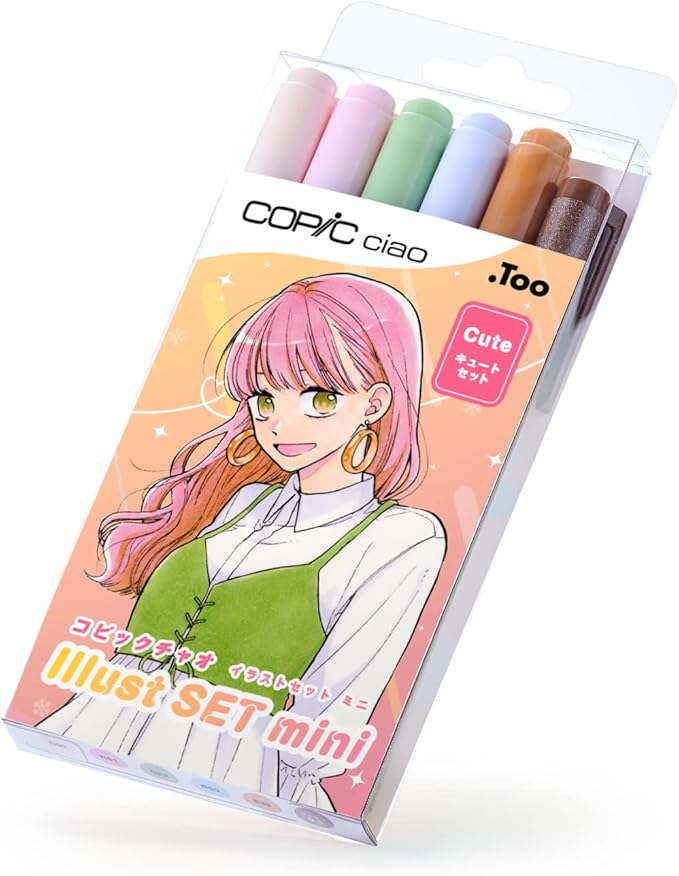 Copic Ciao Illustration Set Mini (Cute) Illustration Marker, Marker Pe ...