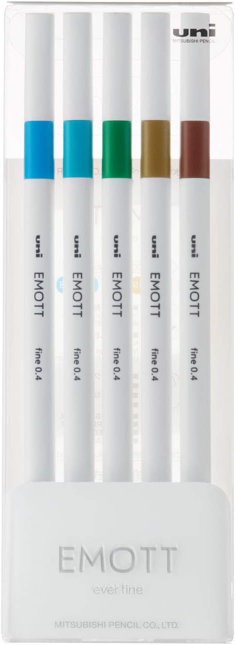 Mitsubishi Pencil EMOTT EMOTT 5 Colors No.4 PEMSY5C.NO4 – Unbox Japan