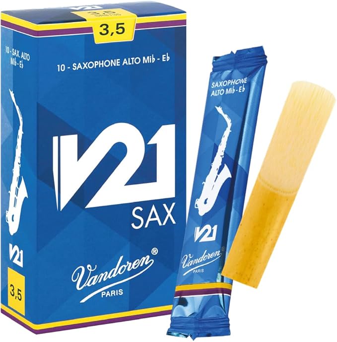 Vandoren Alto Saxophone Reeds V21 Hardness: 3-1/2 (10 pieces) – Unbox Japan