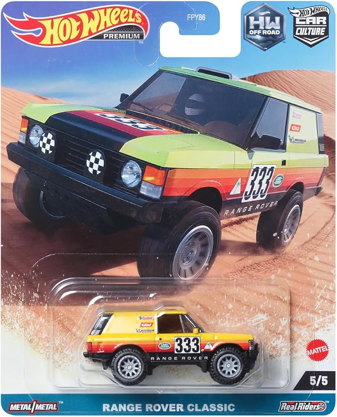 Hot Wheels HKC71 Car Culture Off Road Range Rover Classic [3 Years Old ...