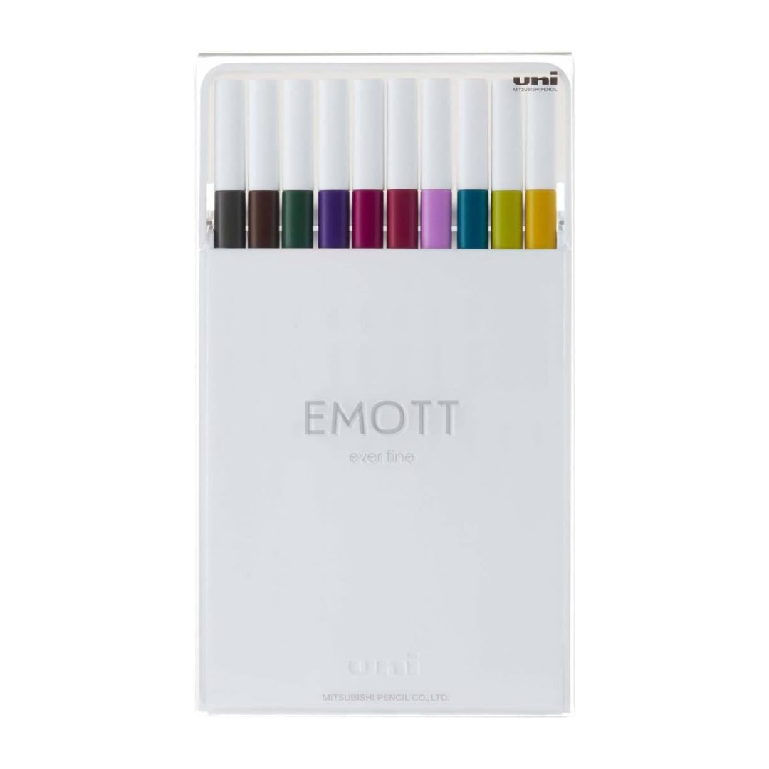 Uni Mitsubishi Pencil EMOTT EMOTT 10 Colors No.3 PEMSY10C.NO 3 – Unbox ...