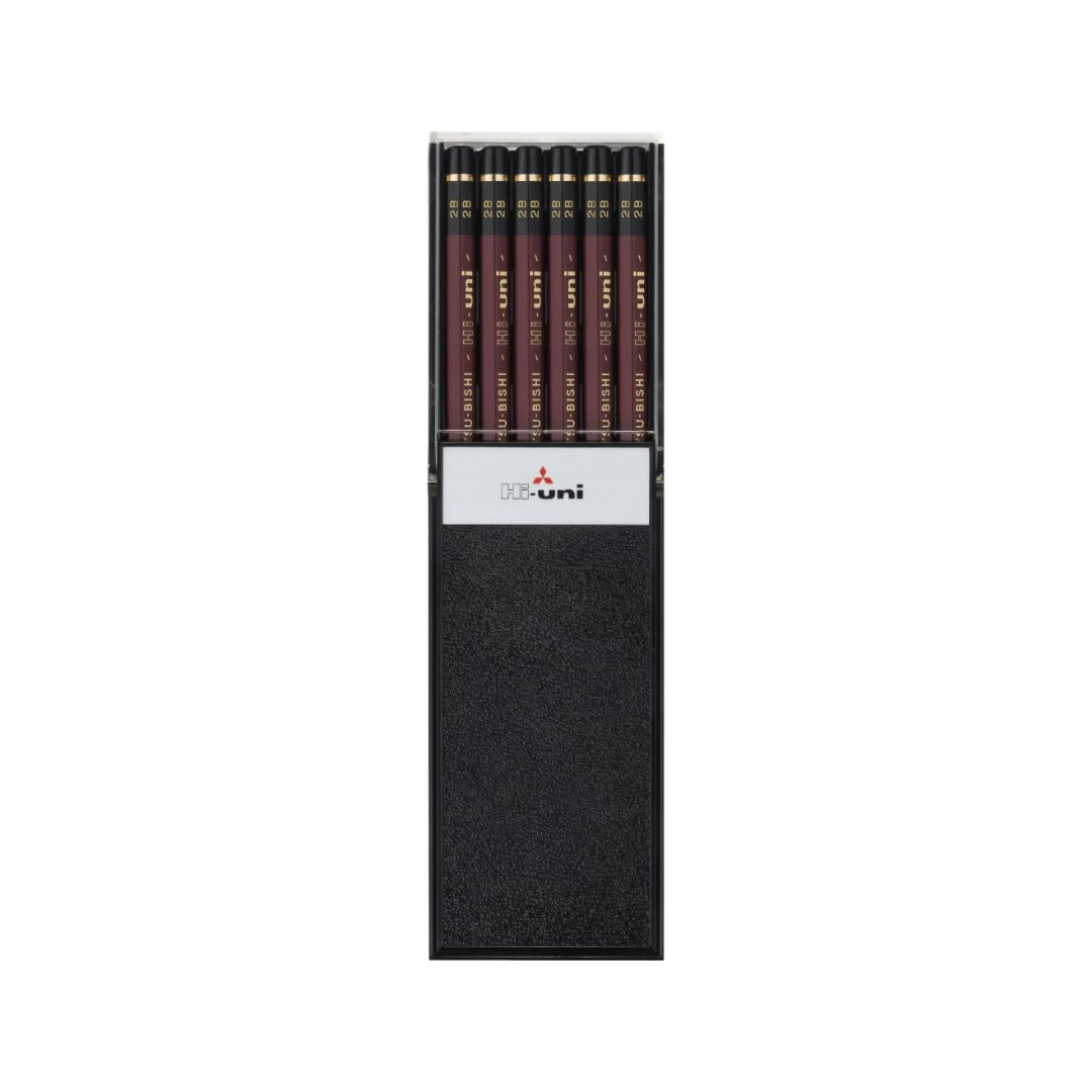 Uni Mitsubishi Pencil HU2B Hi-Uni 2B, 1 Dozen Pencils – Unbox Japan