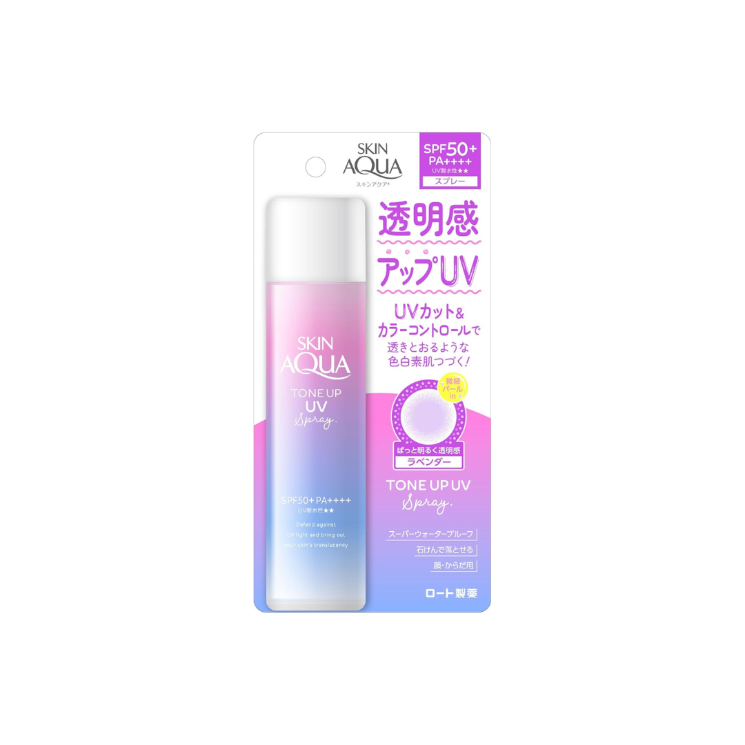 Skin Aqua Tone Up UV Sunscreen Spray, Lavender, (SPF50+ PA++++), , Sup ...