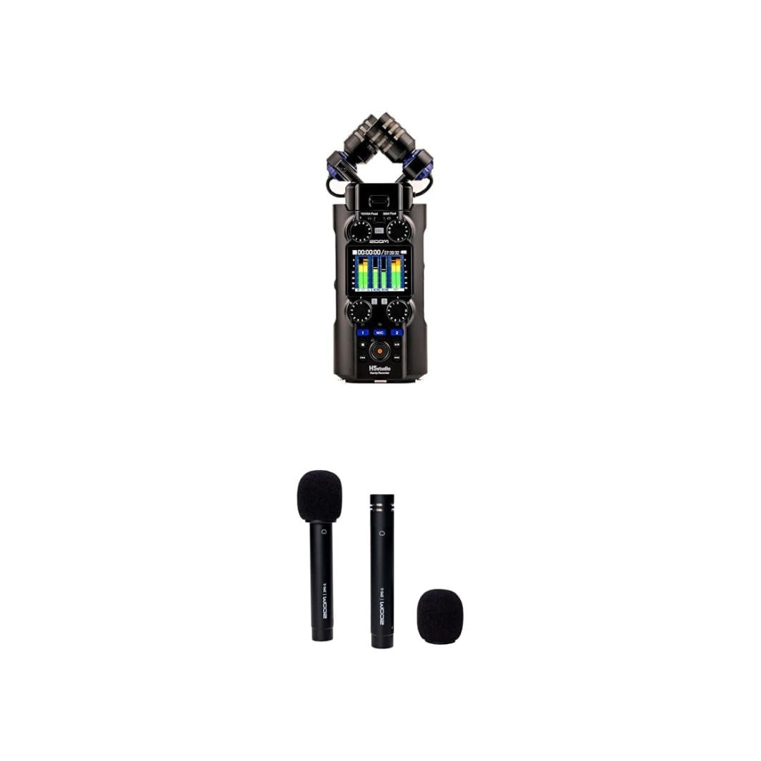 ZOOM H5studio Handy Recorder & Pencil Type Condenser Microphone Set ...
