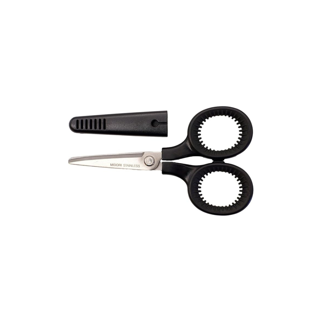 Midori 35558006 Mini Scissors Black A – Unbox Japan